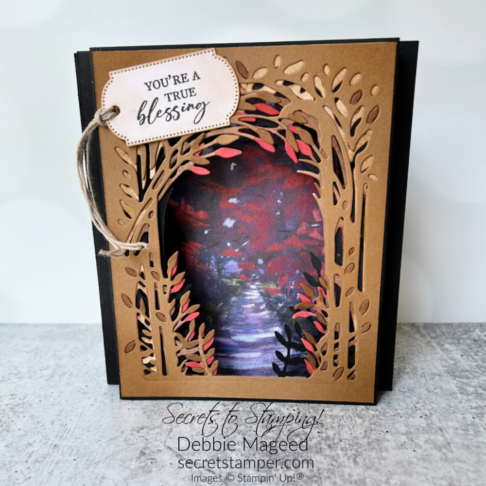 Autumn Expressions Shadow Box Card for Creative Creases #93